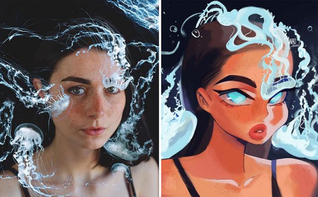 Draw This In Your Style | Portrait to Illustrations Challenge by 16 ...