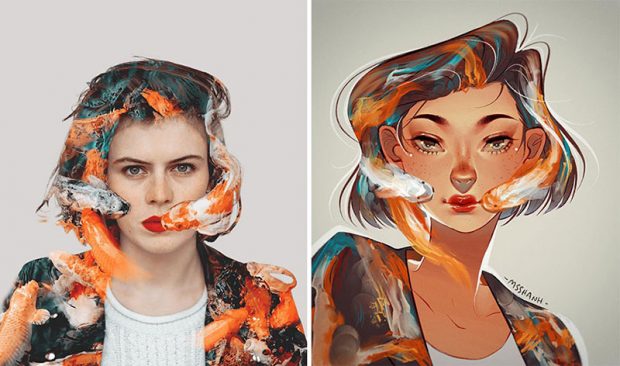 Draw This In Your Style | Portrait to Illustrations Challenge by 16 ...