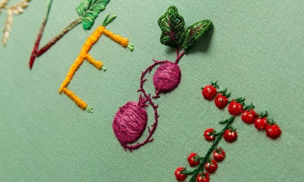 Awe-Inspiring Embroidered Typography Art By Jessica Dance - Designbolts