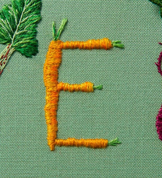 Awe-Inspiring Embroidered Typography Art By Jessica Dance - Designbolts