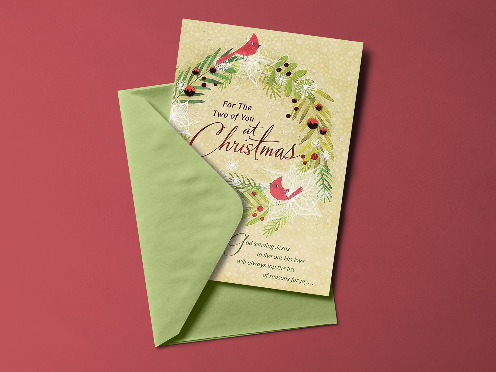 Free Greeting Card Mockup PSD Designbolts