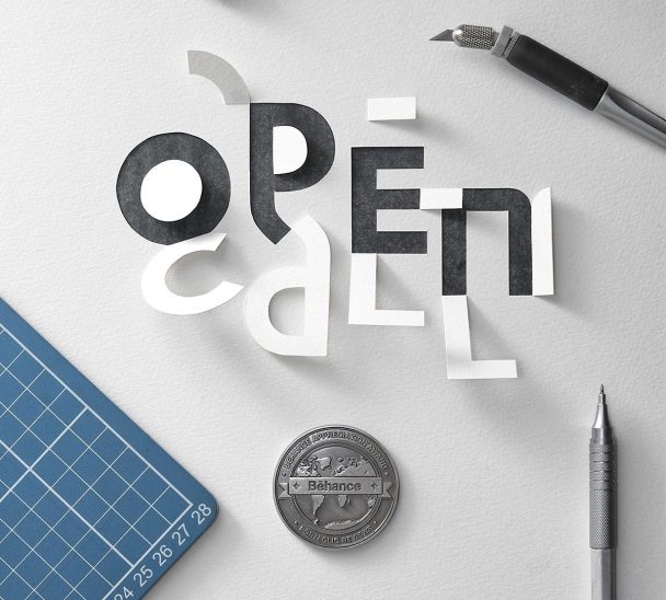 New Paper Typography Art Exploration by John Ed - Designbolts