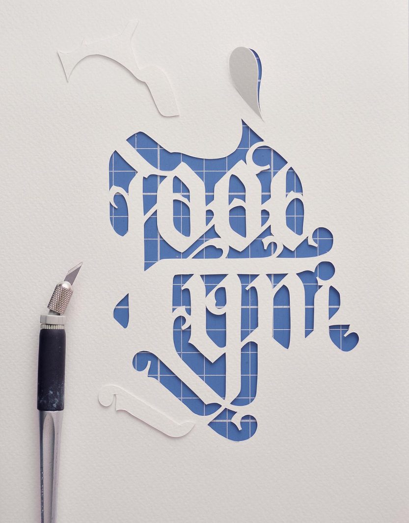 New Paper Typography Art Exploration by John Ed - Designbolts