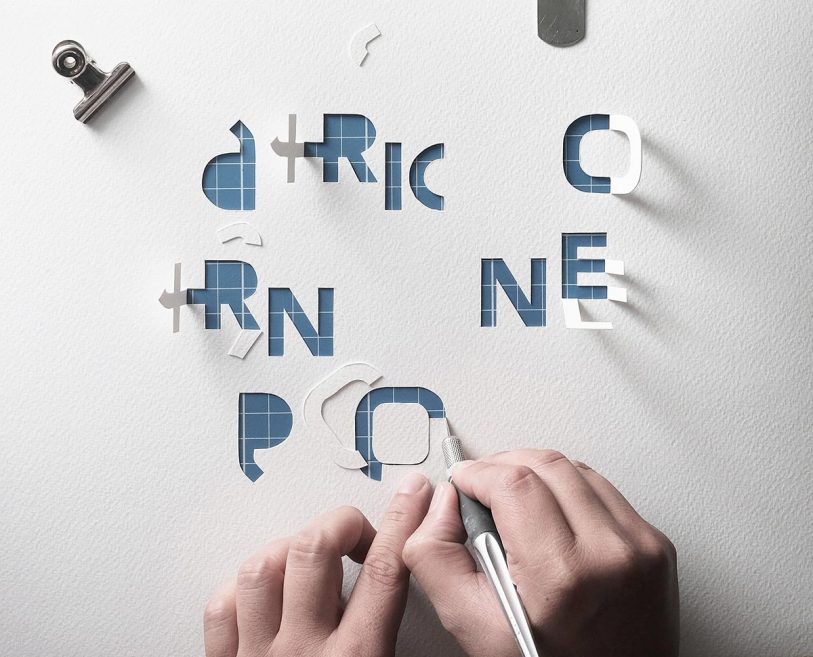 New Paper Typography Art Exploration by John Ed - Designbolts