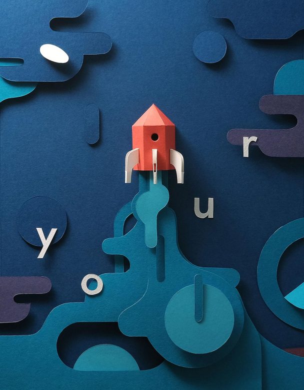 New Paper Typography Art Exploration by John Ed - Designbolts