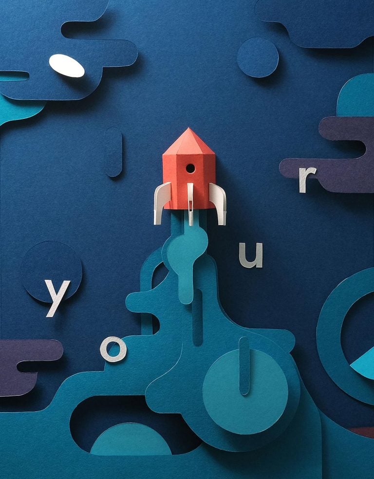 New Paper Typography Art Exploration by John Ed - Designbolts