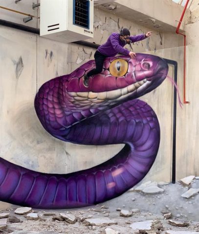 Worth Watching Realistic 3D Street Art by Scaf - Designbolts