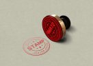 Free Round Stamp Mockup PSD - Designbolts