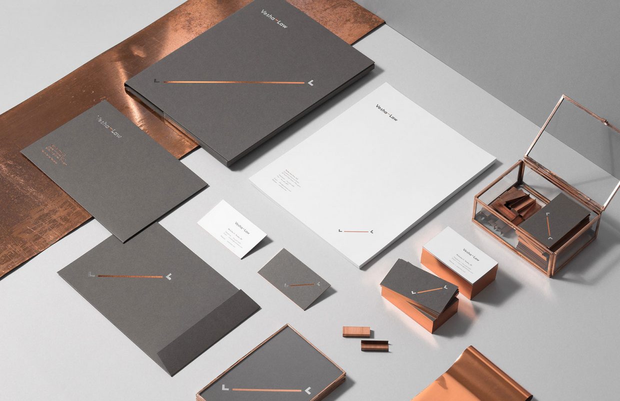 Exquisite Branding Design for Lawyer Vesha - Designbolts