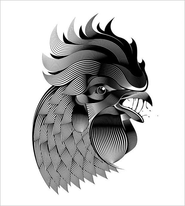 70+ Amazing Line Art Illustrations by Patrick Seymour | Designbolts