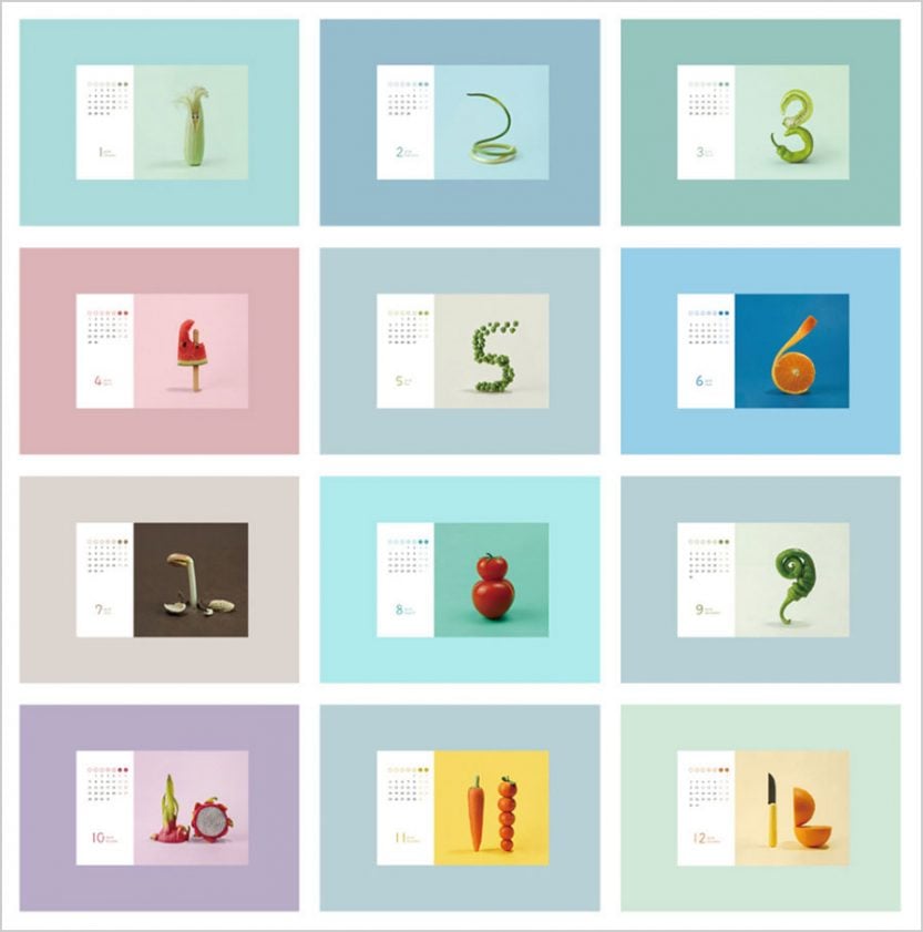 25 Best New Year 2020 Wall & Desk Calendar Designs for Inspiration ...