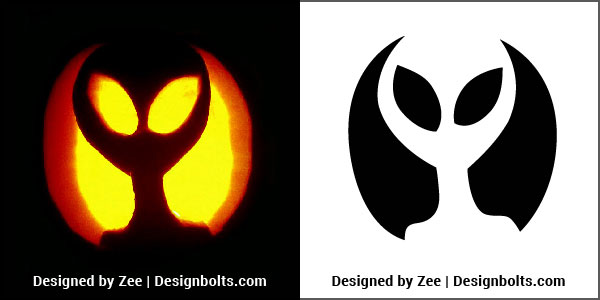 10 Free Scary Halloween Pumpkin Carving Stencils Faces Templates 