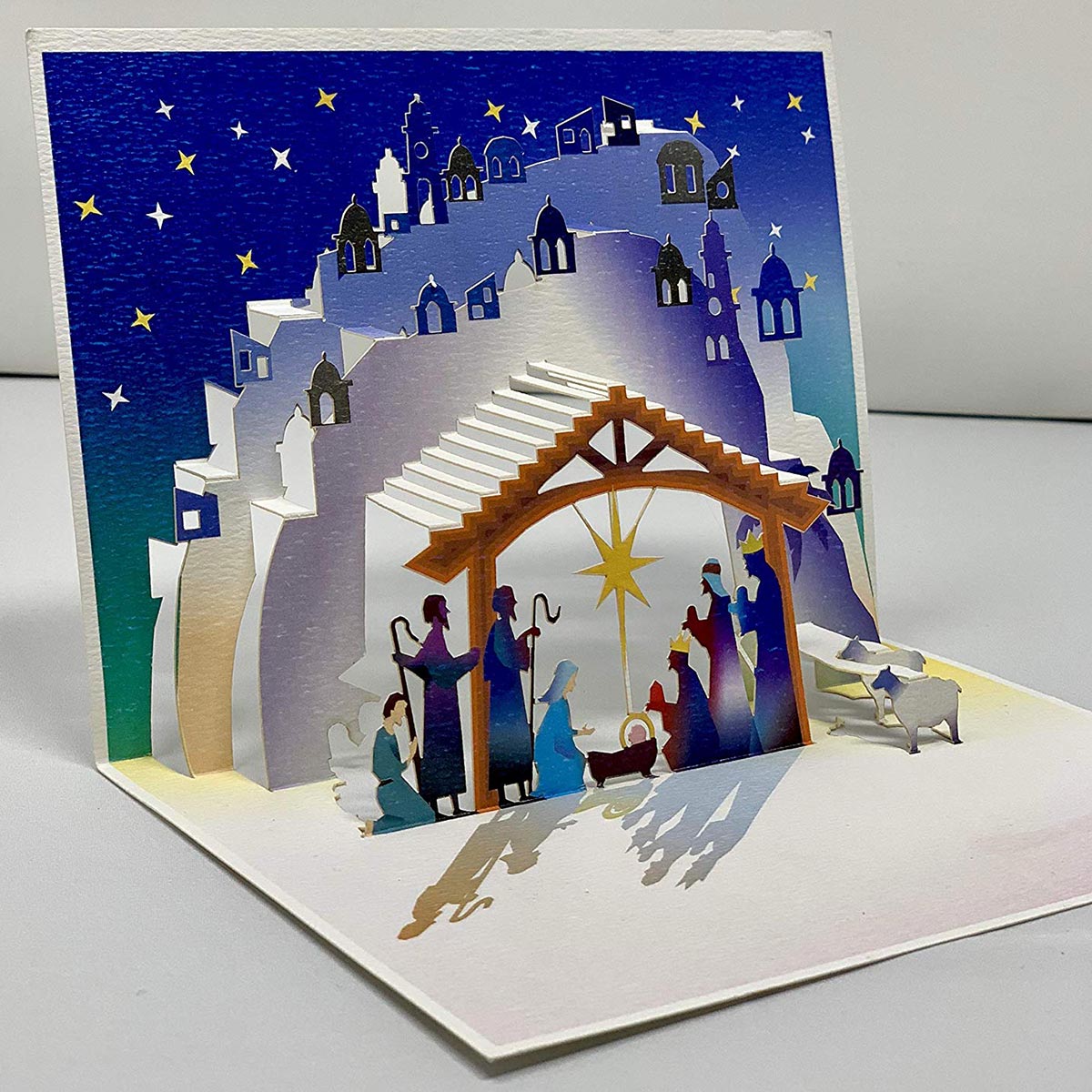 IMSHIE 3D Christmas Cards Pop Up Christmas Greeting Thank You Card For Kids Mom And Dad Feature 