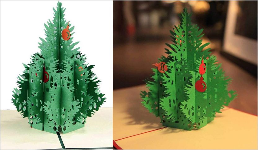 25+ Beautiful Handmade Pop-Up 3D Cut Out Christmas Greeting Cards of ...