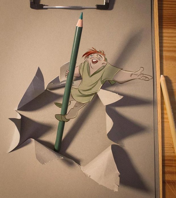 45+ Creative Drawing with Notebook Lines by Luigi Kemo - Designbolts