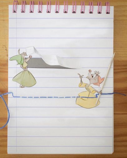 45+ Creative Drawing with Notebook Lines by Luigi Kemo - Designbolts