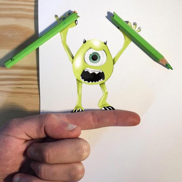 45+ Creative Drawing with Notebook Lines by Luigi Kemo - Designbolts