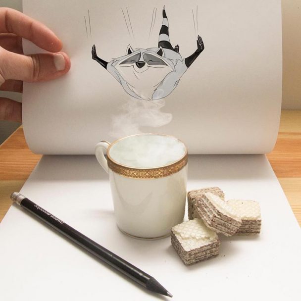 45+ Creative Drawing with Notebook Lines by Luigi Kemo - Designbolts