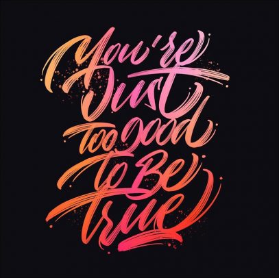 50+ Inspirational Words With Brush Typography Design by Luis Lili ...