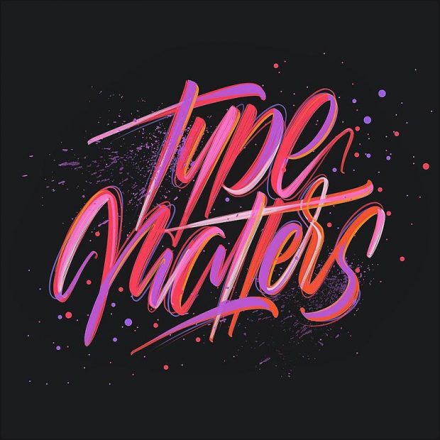 50+ Inspirational Words With Brush Typography Design by Luis Lili ...