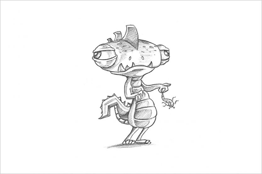 Monster Sketches | A Perfect Reference For Character Drawings - Designbolts