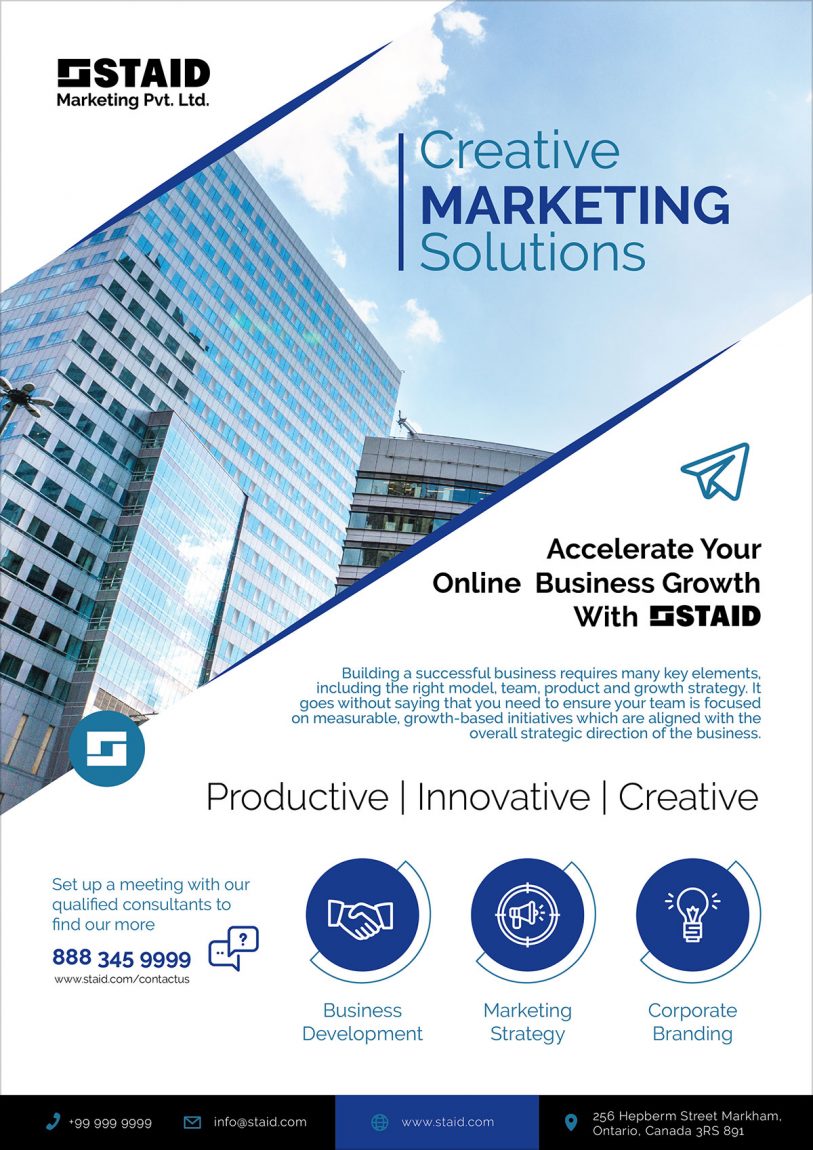 Free Professional Business Flyer Design Template Ai Designbolts
