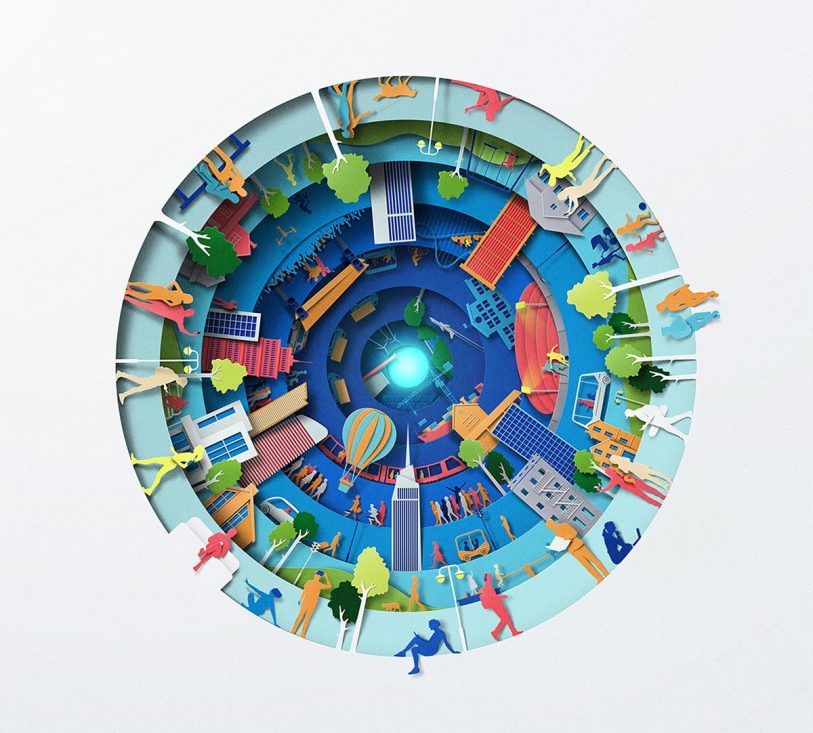 Awe-Inspiring Nokia 5G Paper Cut Creative Illustrations by Eiko Ojala ...