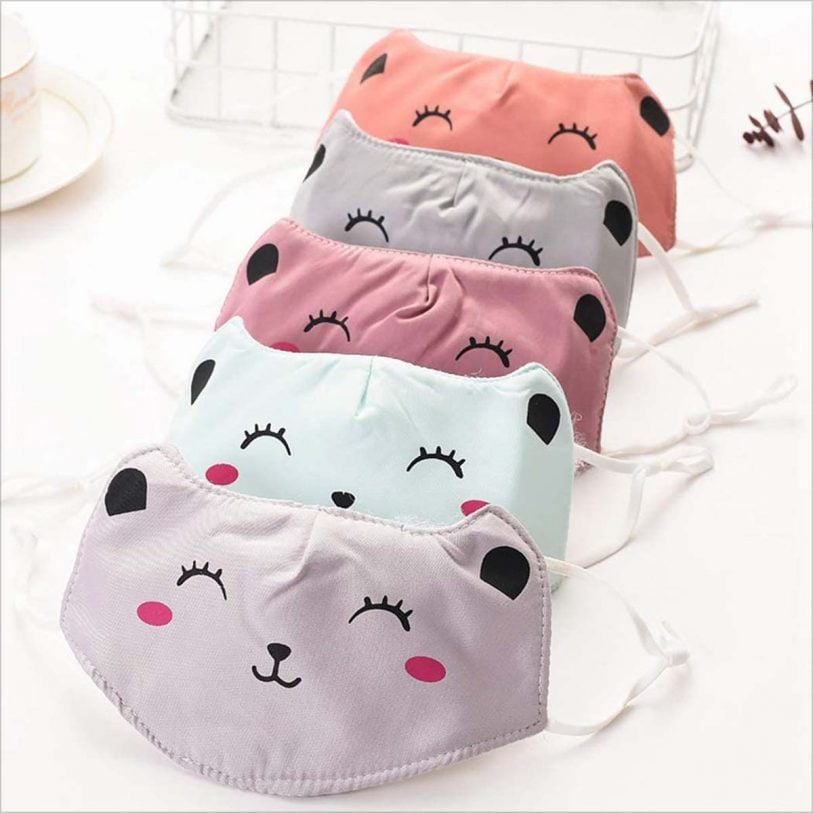 30+ Cute Coronavirus / Anti Dust Face Masks & Shield for Kids - Designbolts