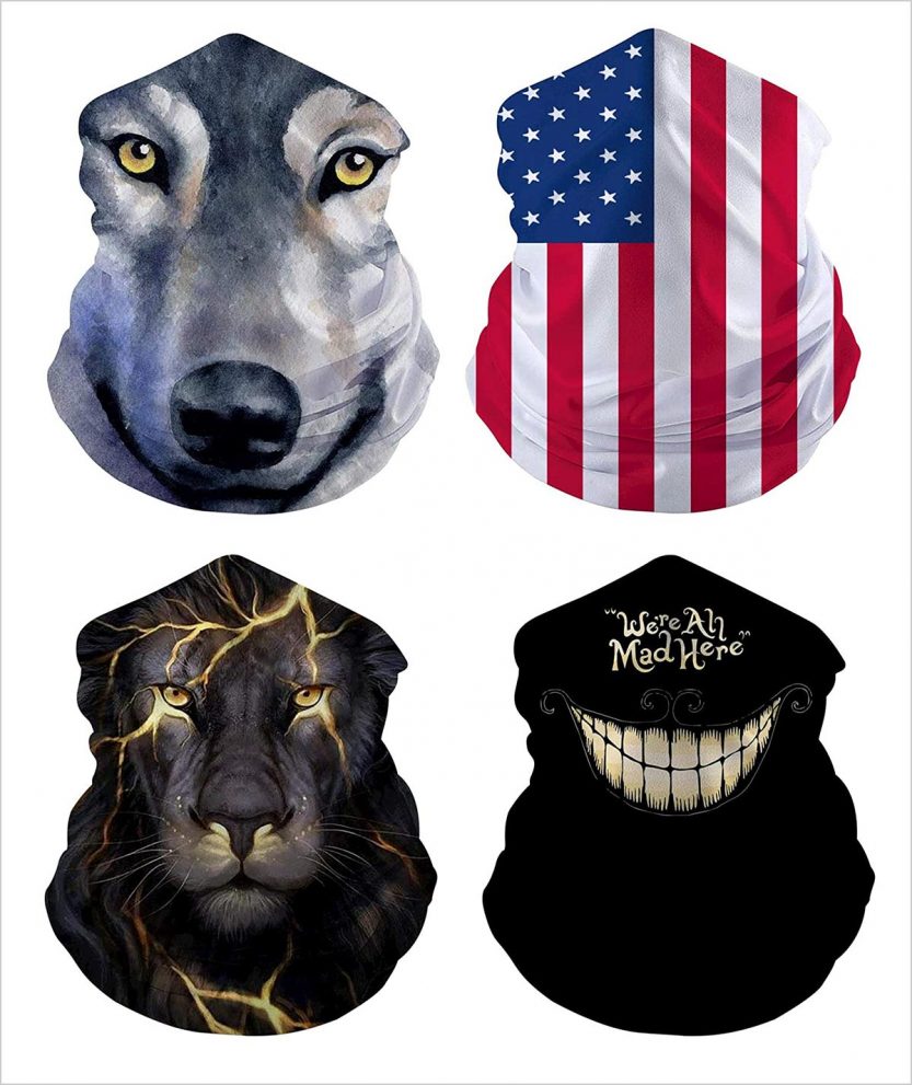 100+ Cool Face Scarf Bandanas to Hide Coronavirus Mask - Designbolts