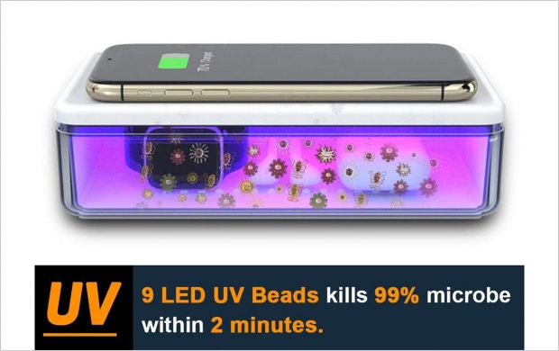20 Best Portable UV Phone Sanitizers + Wireless Charging 2020 - Designbolts