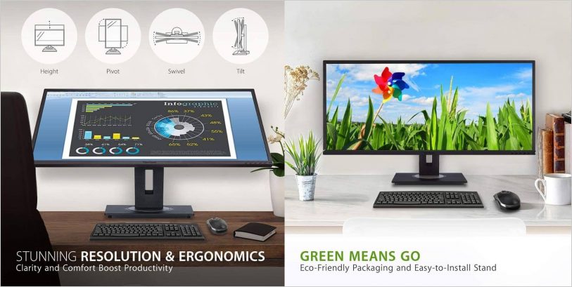 Best 10 Ultra-Wide Desktop Monitors For Work & Business - Designbolts