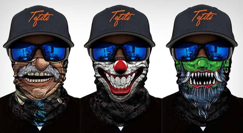 100+ More Cool Face Scarf Bandanas to Hide Coronavirus Mask - Designbolts