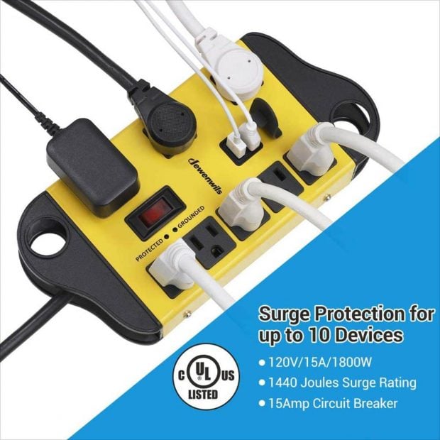 10 Best Power Strip Outlet Extension Cord for Gaming Computers ...