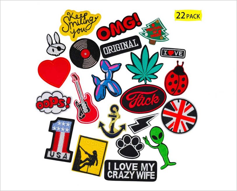 200+ Most Loved Cool Iron On Patches For Jackets, Backpacks, Jeans ...