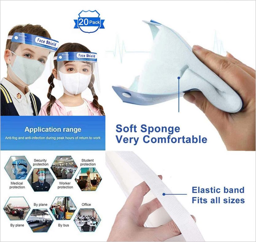 30+ Best Coronavirus Face Shield Visor Masks for Young Kids & Children ...