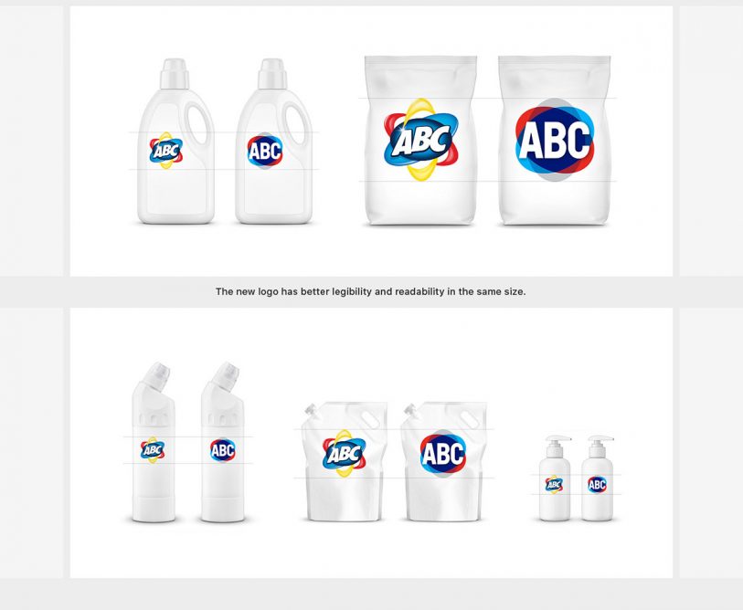 Beautiful ABC Detergent Rebranding Project for Inspiration - Designbolts