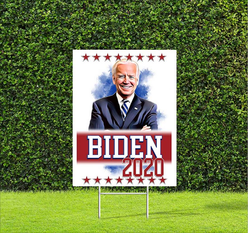 Buy the Best 20 Yard Signs & Flags for Biden President 2020 - Designbolts