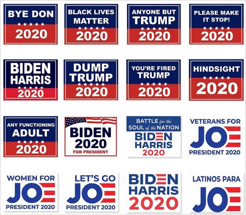Buy the Best 20 Yard Signs & Flags for Biden President 2020 | Designbolts