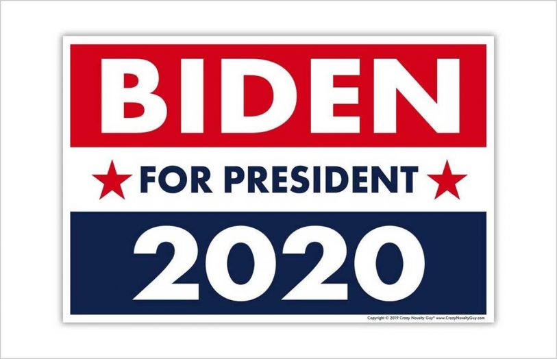 Buy the Best 20 Yard Signs & Flags for Biden President 2020 - Designbolts