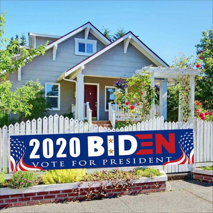 Buy the Best 20 Yard Signs & Flags for Biden President 2020 - Designbolts