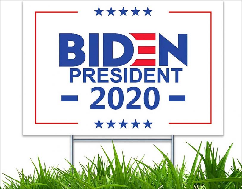 Buy the Best 20 Yard Signs & Flags for Biden President 2020 | Designbolts