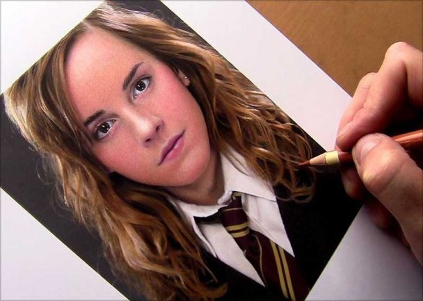 15+ Hyper Realistic Portraits With Drawing Pencils - Designbolts