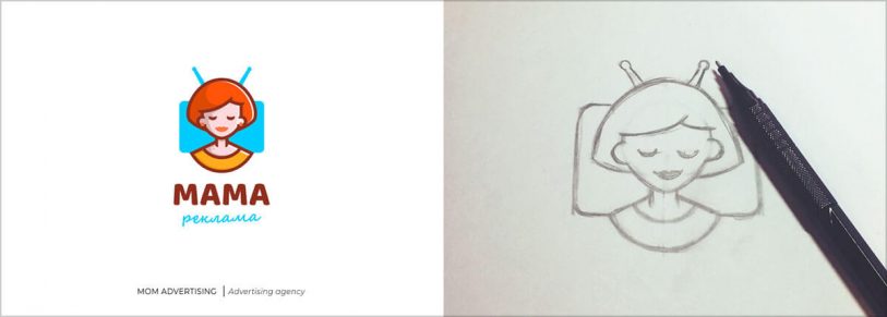 Sketch To Logo Process | 20 Cool Logo Designs For Inspiration - Designbolts