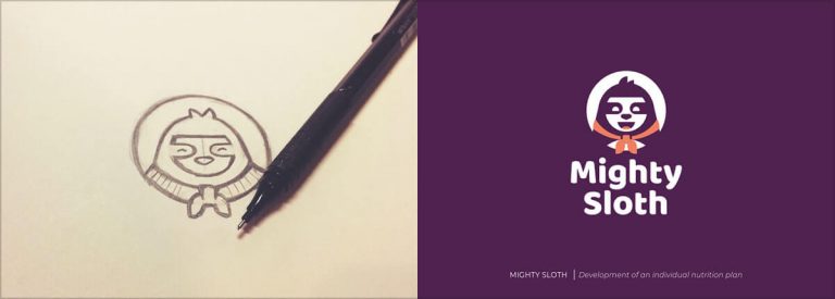 Sketch To Logo Process | 20 Cool Logo Designs For Inspiration - Designbolts