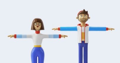 30+ 3D Models & Animations Made with Love | Designbolts