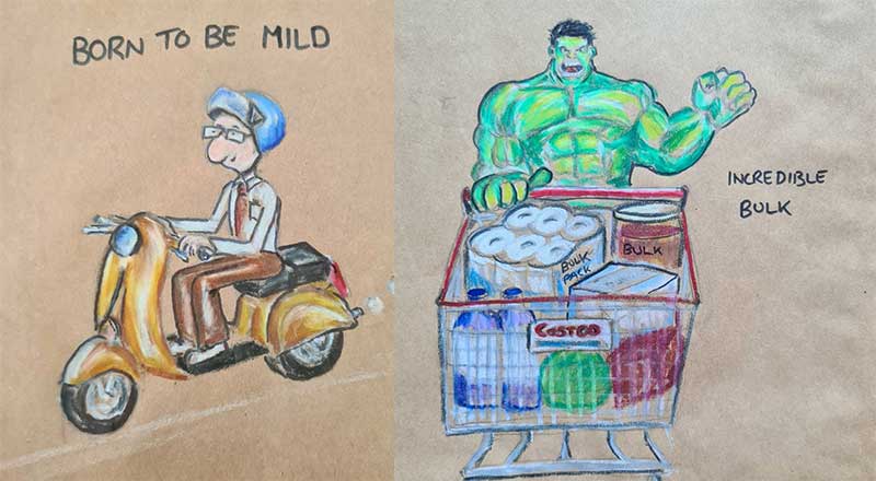 80+ Dad Makes Fun Illustrations for His Kids, Goes Viral - Designbolts