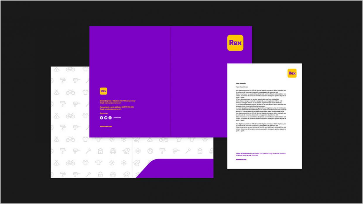 Rex Logo Redesign & The New Iconography by Menos es Más - Designbolts