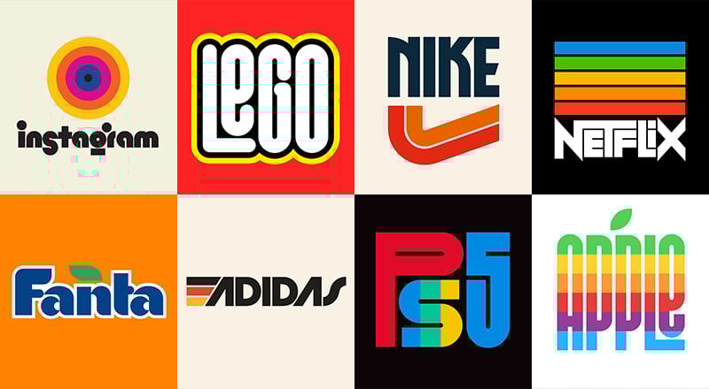 Experimental Bold Logo Series of Famous Brands Turned Amazing - Designbolts