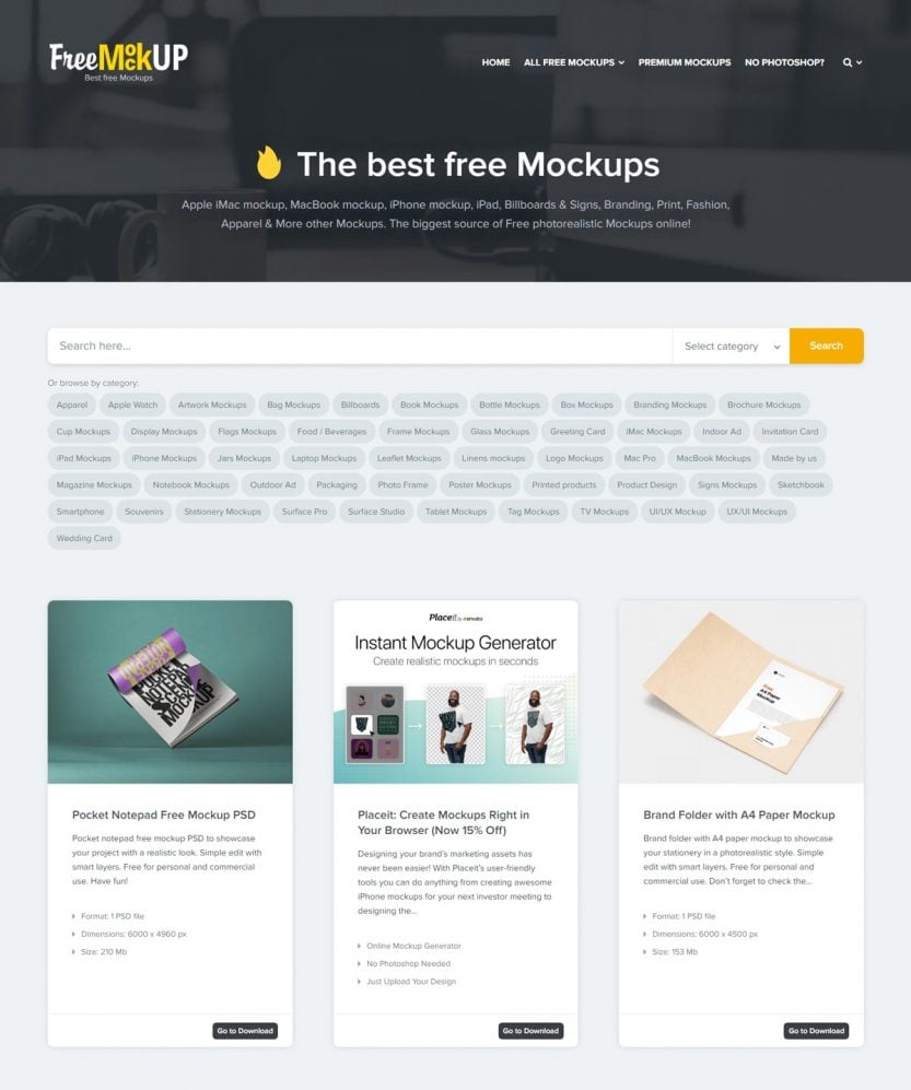 21 Best Free Amazing Mockup Websites for Designers in 2021 - Designbolts