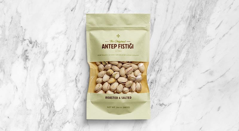 Free Pistachio Window Pouch Packaging Mockup PSD - Designbolts
